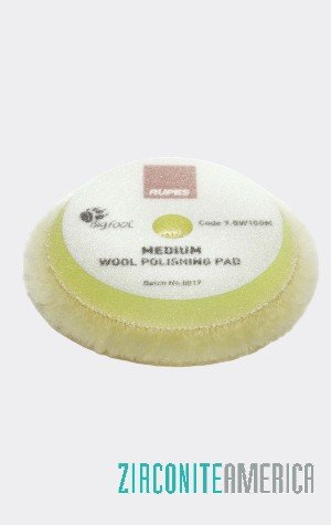 RUPES Medium Wool Pad - 3.5 Inch
